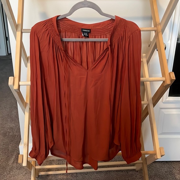 torrid | Tops | Burnt Orange Womens Top | Poshmark